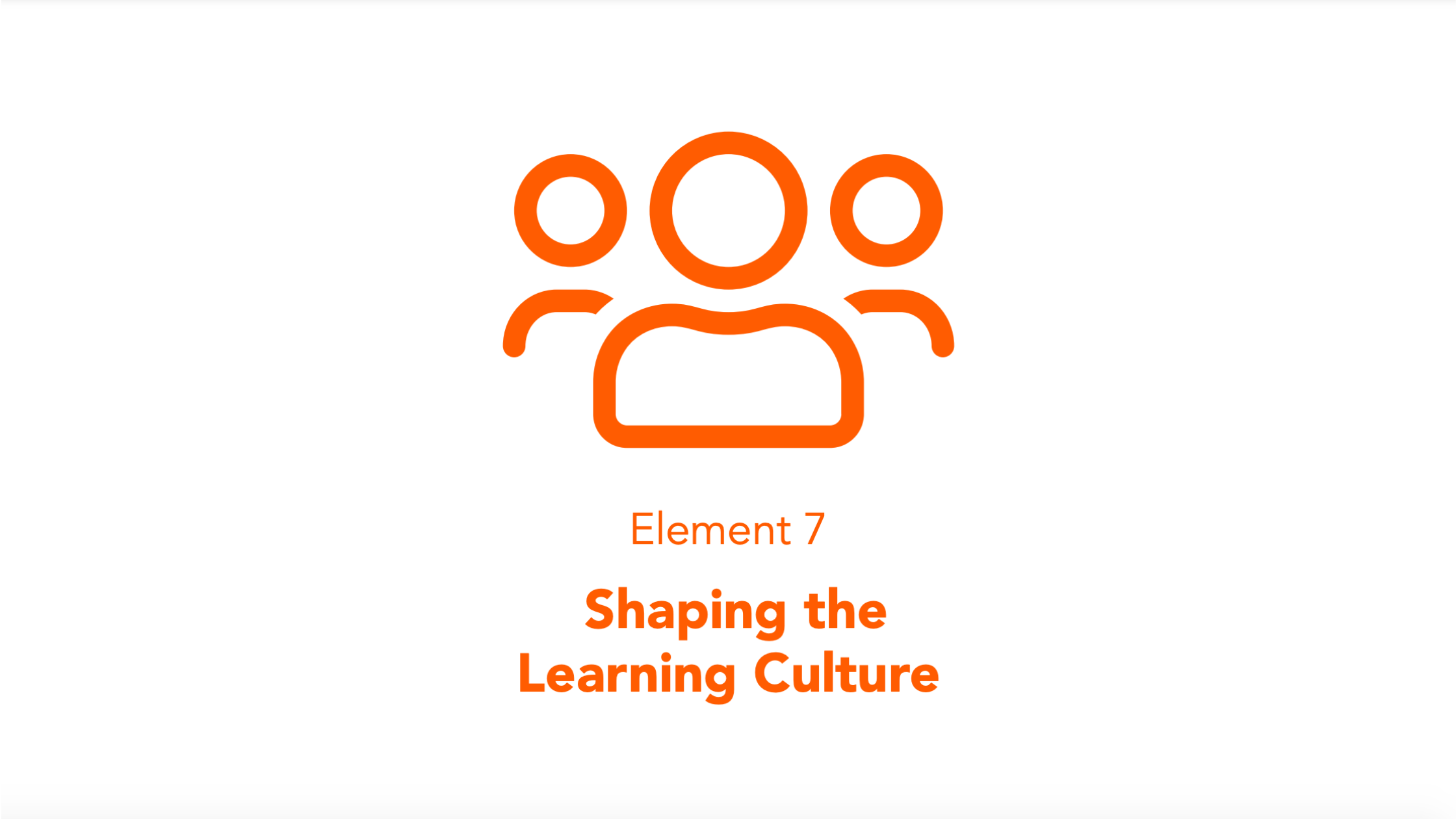 Shaping a Strong Learning Culture